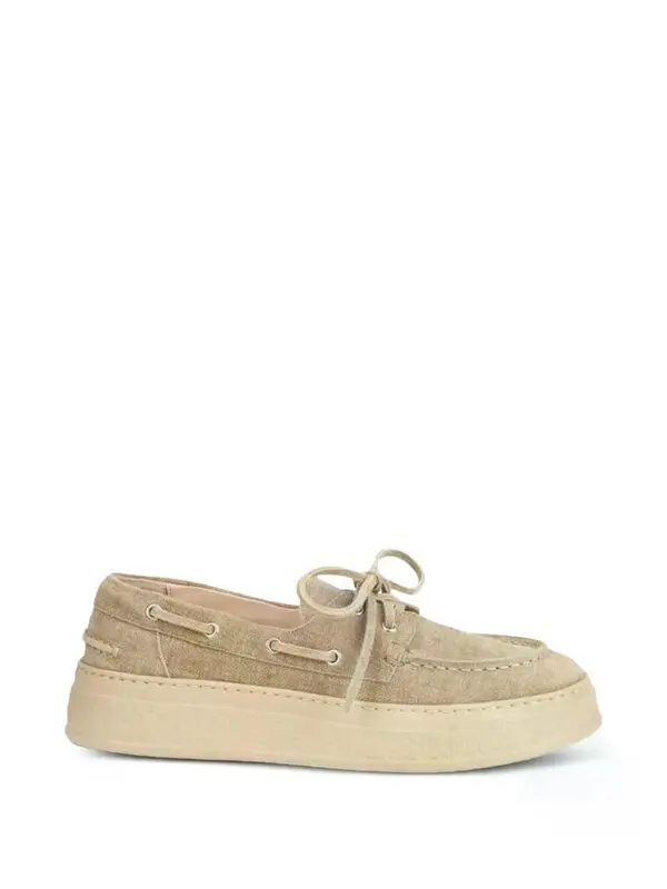 Agl Giuly Lace-up Loafers - Neutrals
