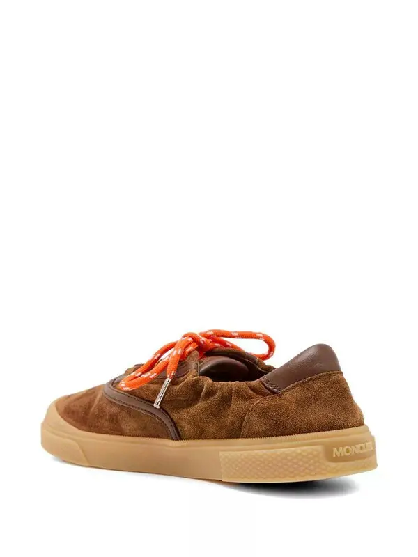 Moncler Vera Leisure Suede Sneakers - Brown