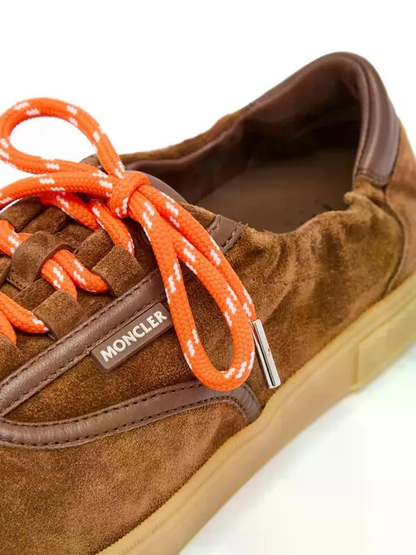 Moncler Vera Leisure Suede Sneakers - Brown