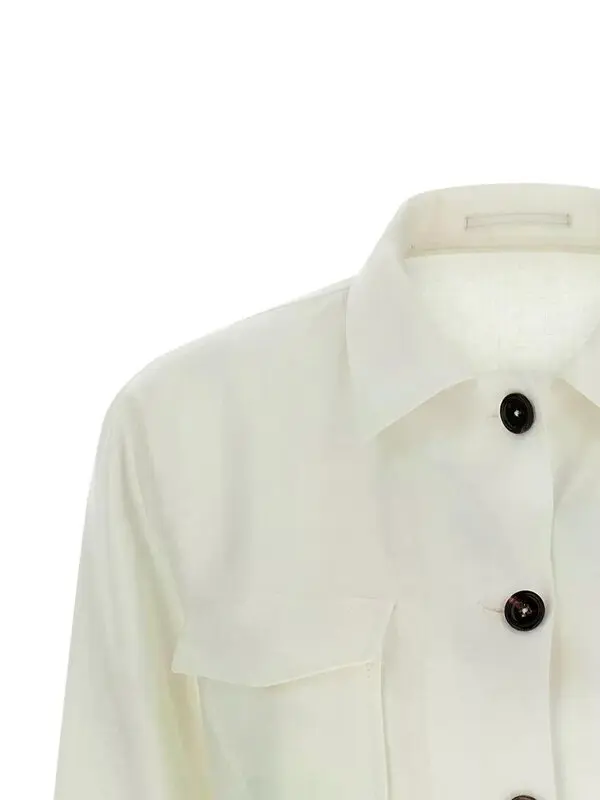 Tagliatore J-lauren Belted Linen Jacket