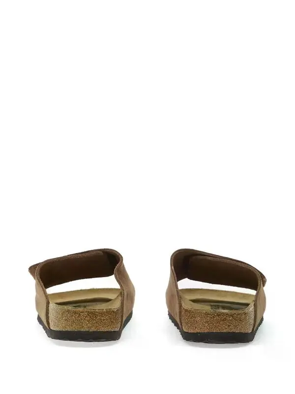 BIRKENSTOCK Solana Touch-strap Suede Sandals - Brown