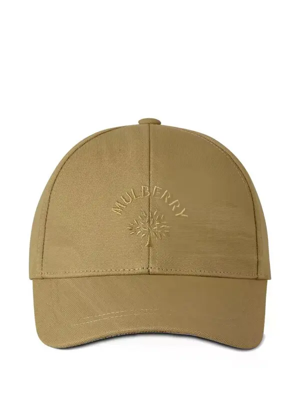 Mulberry Logo-embroidered Baseball Cap - Neutrals