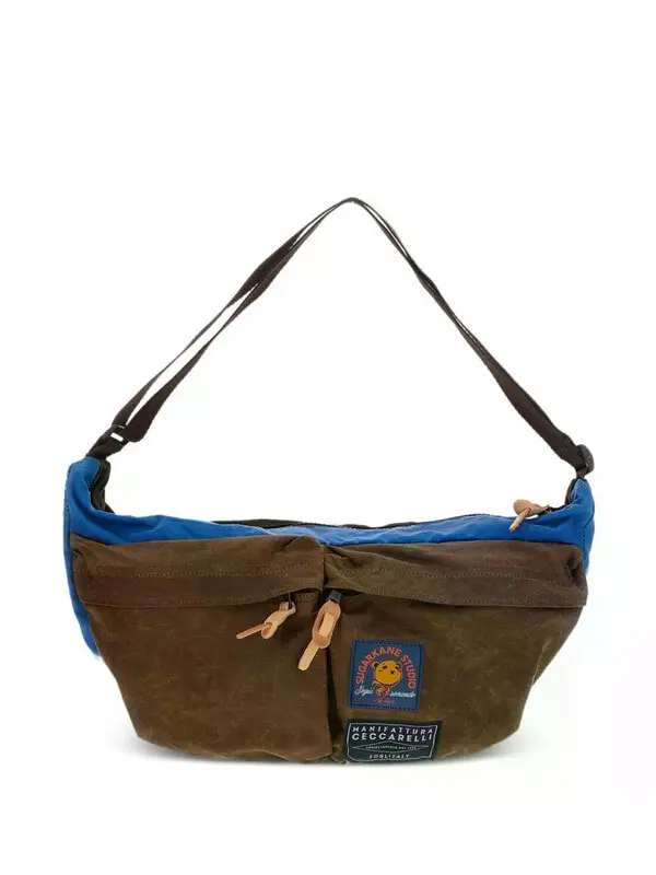 CECCARELLI Cotton Utility Belt Bag - Blue