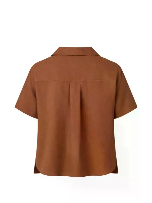 GRAN SASSO Short Sleeve Collar T-shirt With Chest Pocket