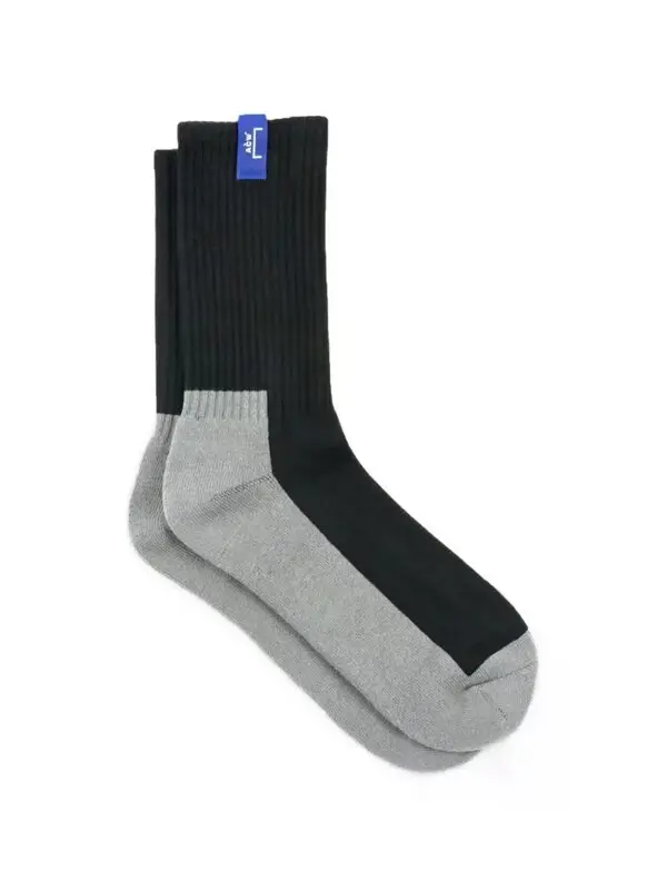 A-COLD-WALL* Panelled Crew Socks - Black
