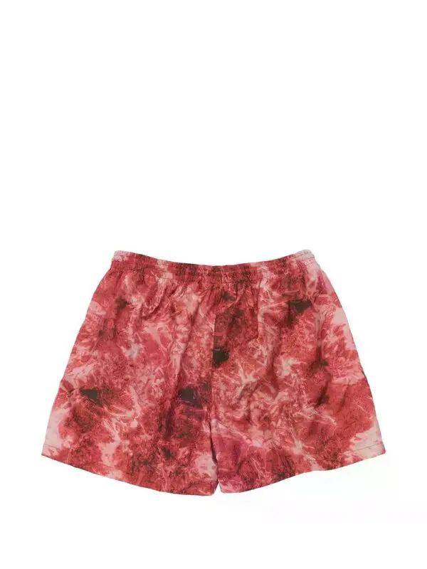 STOCKHOLM SURFBOARD CLUB Printed Swim Shorts - Red