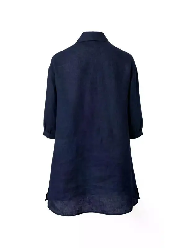 GRAN SASSO Collared Button-down Shirt - Blue