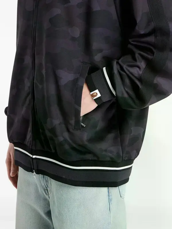 A BATHING APE Camo-print Shark Hoodie