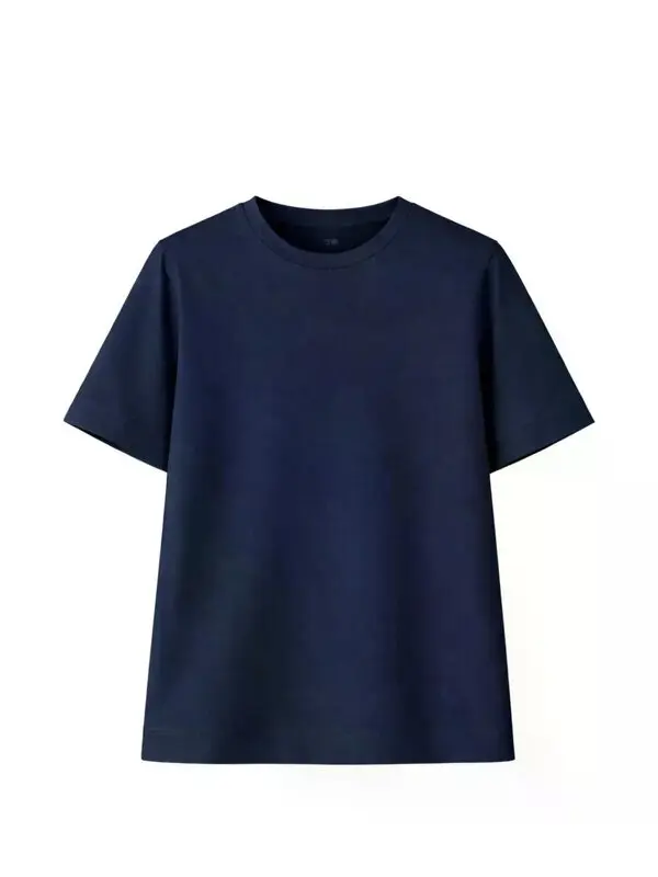 GRAN SASSO Crew-neck Short-sleeve T-shirt - Blue