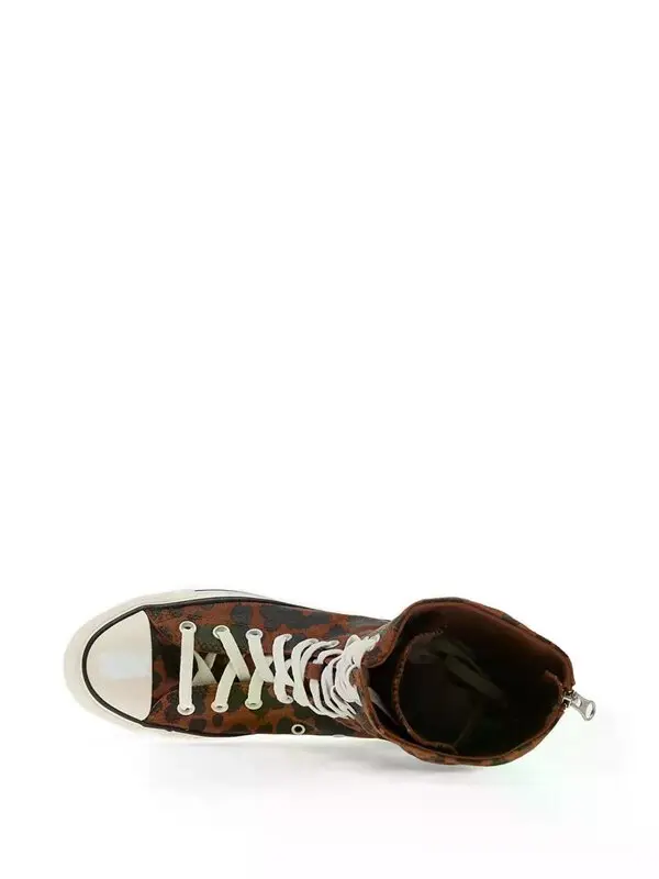 CONVERSE Chuck Taylor All Star Xx-hi Leopard Print Knee High Lace-up Sneakers