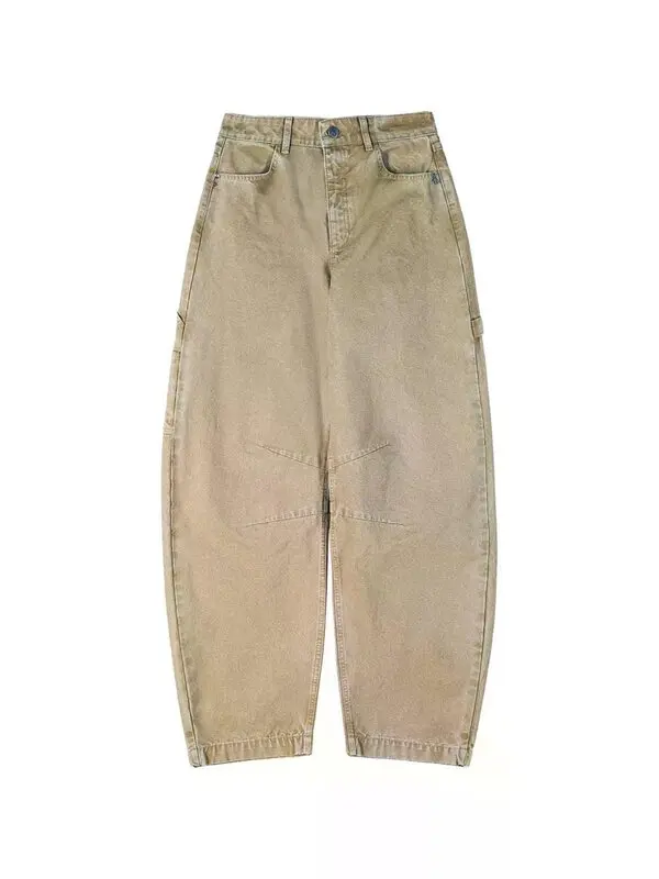 Patrizia Pepe Canvas Cargo Jeans - Neutrals