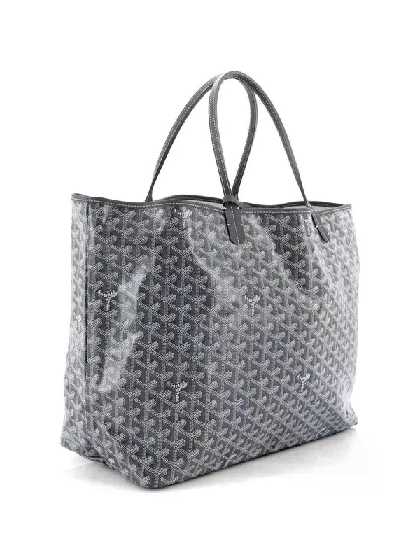 Goyard Saint Louis Coated Canvas Gm Tote Bag - Grey