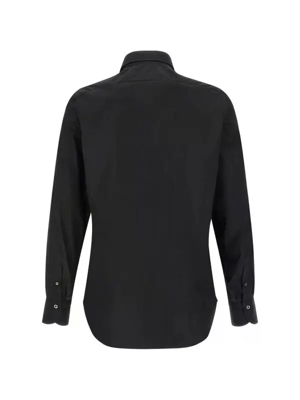 FINAMORE 1925 Napoli Collar Cotton Shirt