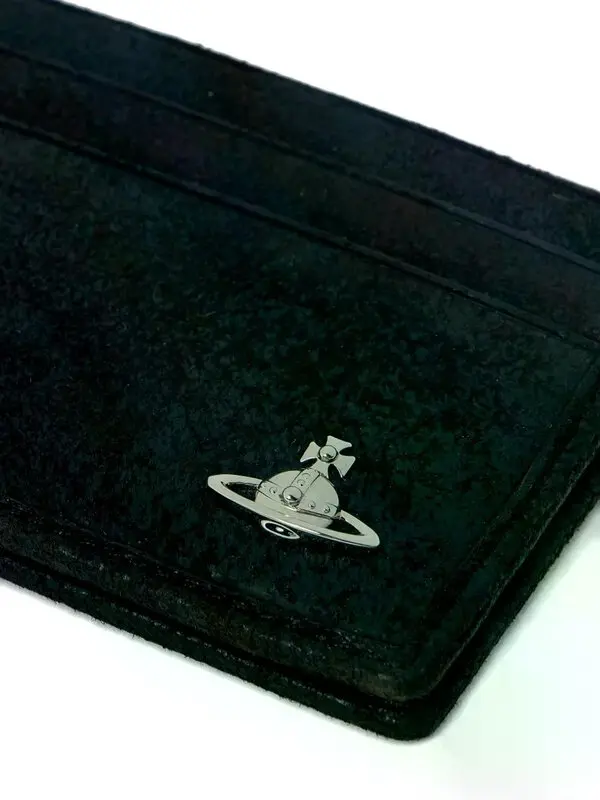 VIVIENNE WESTWOOD Logo Leather Cardholder