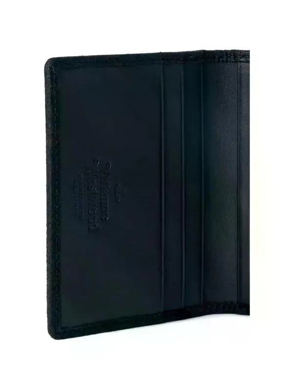 VIVIENNE WESTWOOD Logo Leather Cardholder