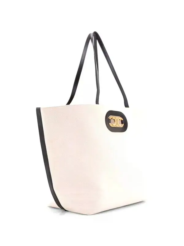 Celine Cabas Maillon Triomphe Canvas Tote Bag