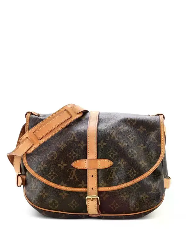 LOUIS VUITTON Monogram Canvas Saumur 30 Crossbody Bag