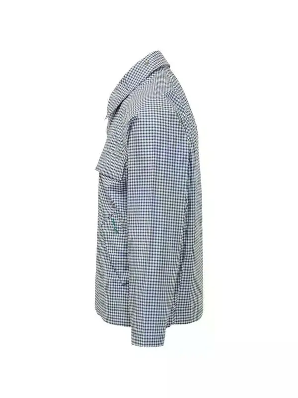 Barbour X Paul Smith Gingham-pattern Shirt Jacket