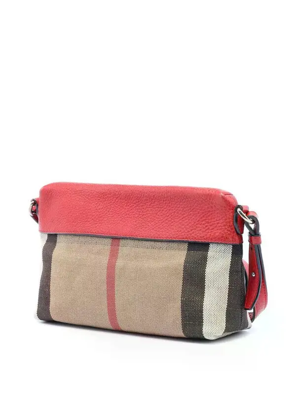 Burberry Check Canvas Crossbody Bag