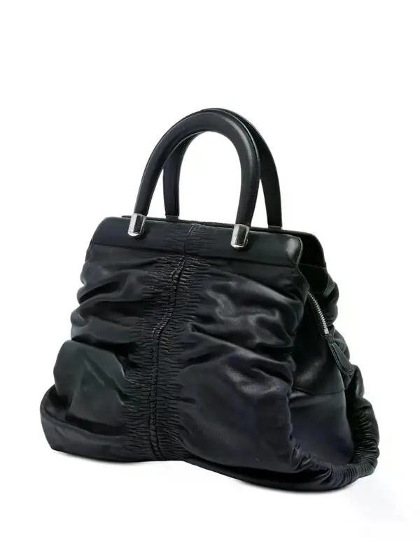 Dior Lambskin Karenina Frame Bag Tote Bag