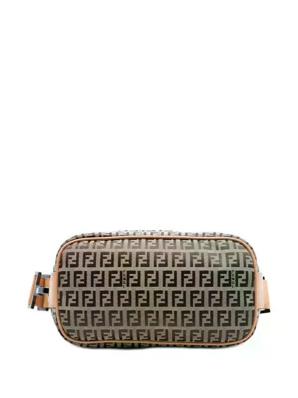 Fendi Zucchino Canvas Shoulder Bag