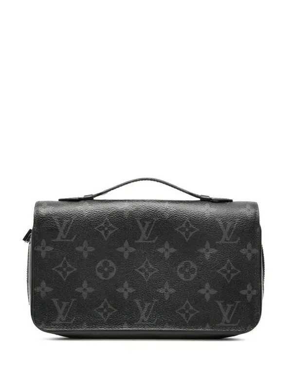LOUIS VUITTON 2018 Monogram Eclipse Zippy Xl Wallet Long Wallets - Black