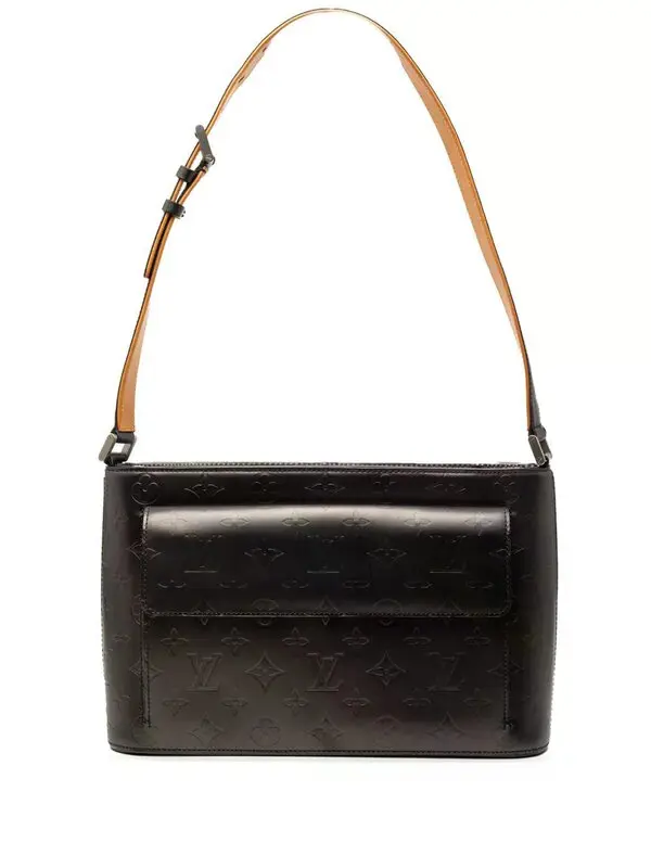 LOUIS VUITTON Monogram Mat Alston Shoulder Bag