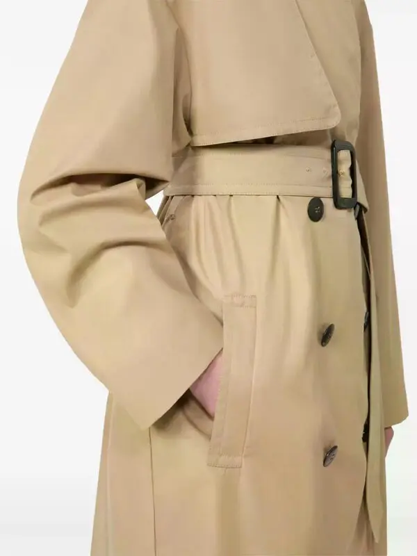 Max Mara Belted Cotton Trench Coat