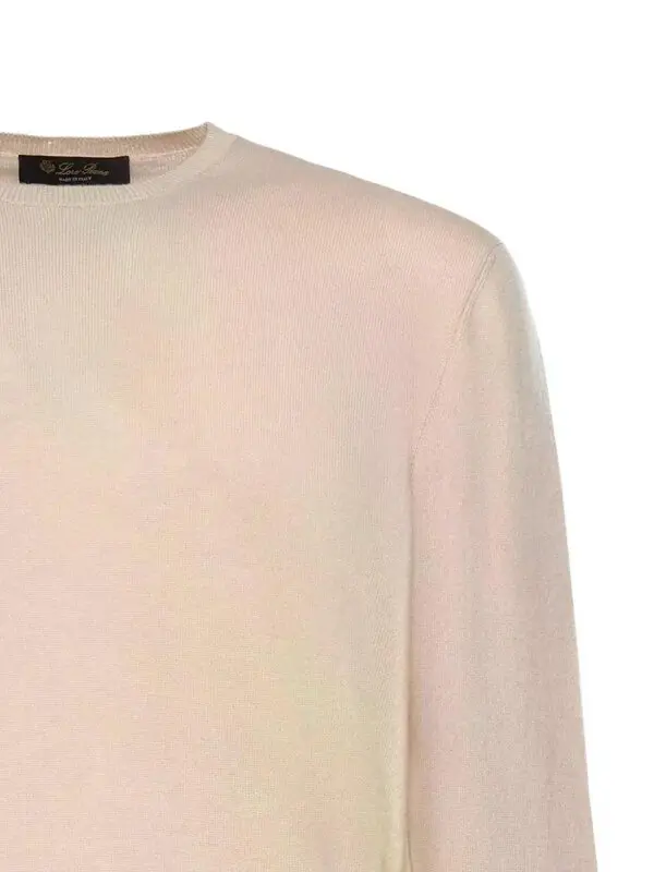 Loro Piana Crew Neck Long Sleeve Sweater