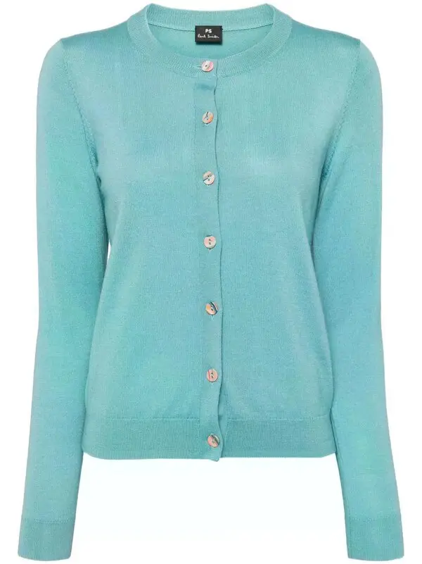 Paul Smith Ribbed-edge Wool Cardigan