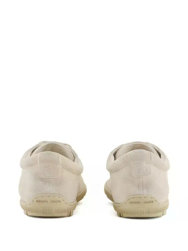 Giorgio Armani Suede Sneakers - Neutrals