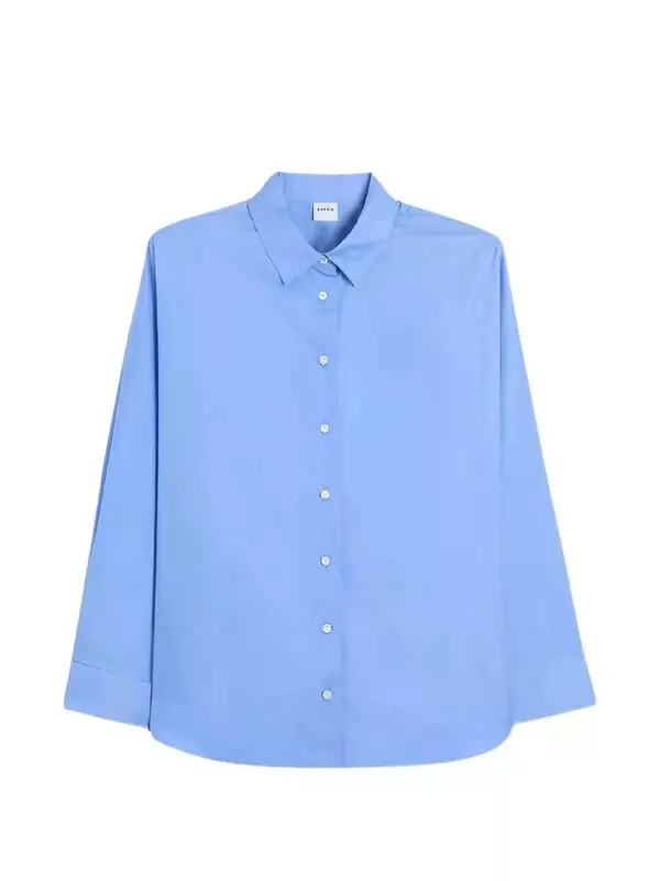 Aspesi Buttoned Poplin Shirt - Blue