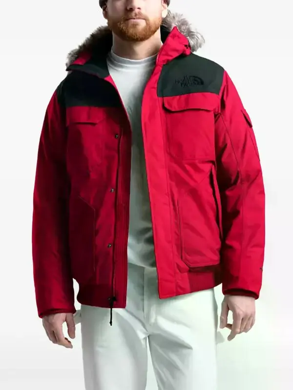 The North Face Gotham Iii Faux-fur Trim Jacket - Red