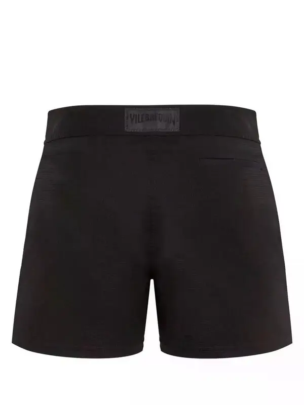 Vilebrequin Logo-patch Swim Shorts - Black