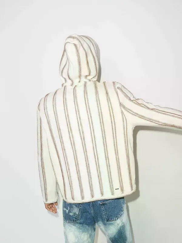 Amiri Contrast-stitch Hooded Sweatshirt