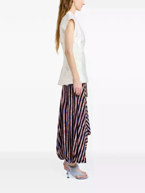 Proenza Schouler Jacquard Belted Gilet - Neutrals
