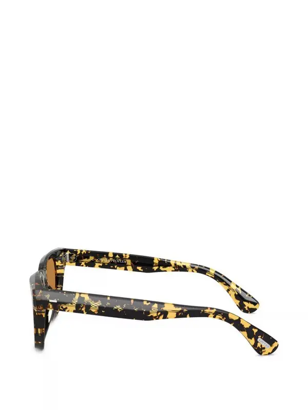 Oliver Spencer Rueny Square Tortoiseshell Sunglasses