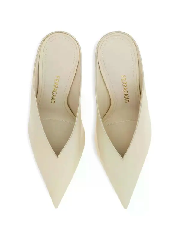 FERRAGAMO S-shaped Heeled Mules