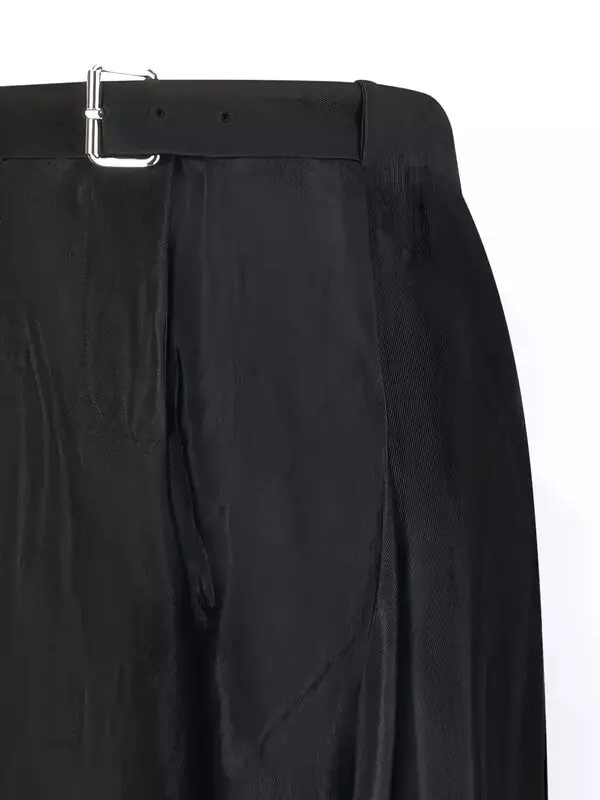 Blumarine Belted Pleated Trousers