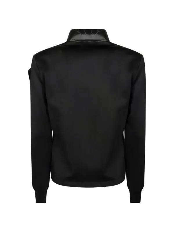 BLAUER. Quilted Jacket With Zip Fastening And Logo Patch