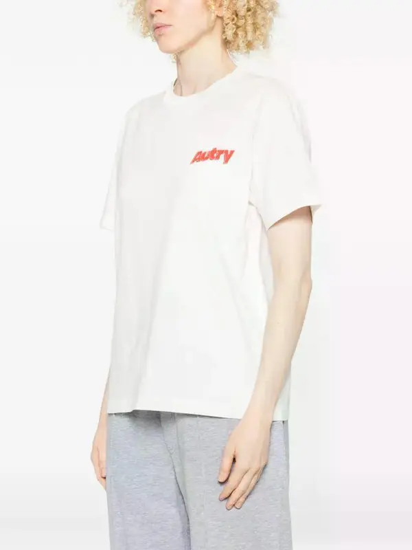 AUTRY Logo Print Crew Neck T-shirt