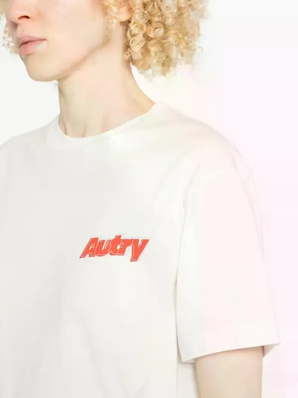 AUTRY Logo Print Crew Neck T-shirt