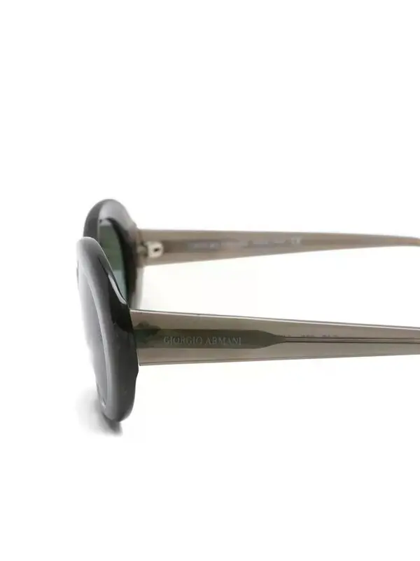 Giorgio Armani 1990s Oval-frame Sunglasses