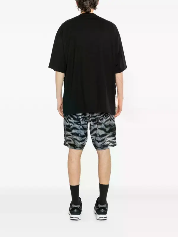 MASTERMIND WORLD Logo-embroidered T-shirt - Black