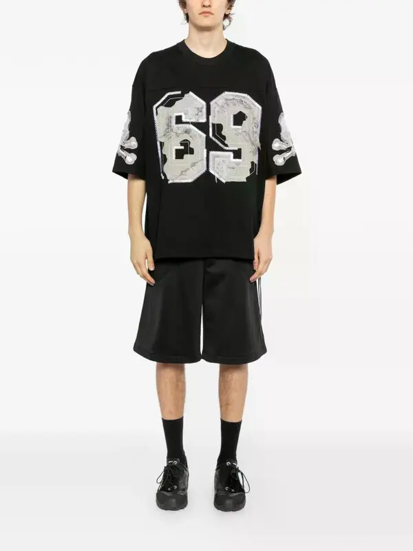 MASTERMIND WORLD Number Motif T-shirt - Black