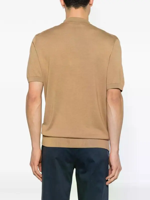 Corneliani Textured Polo Shirt