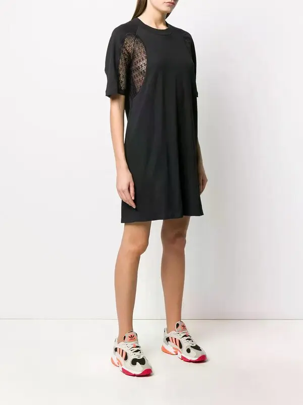 Adidas Lace Insert T-shirt Dress