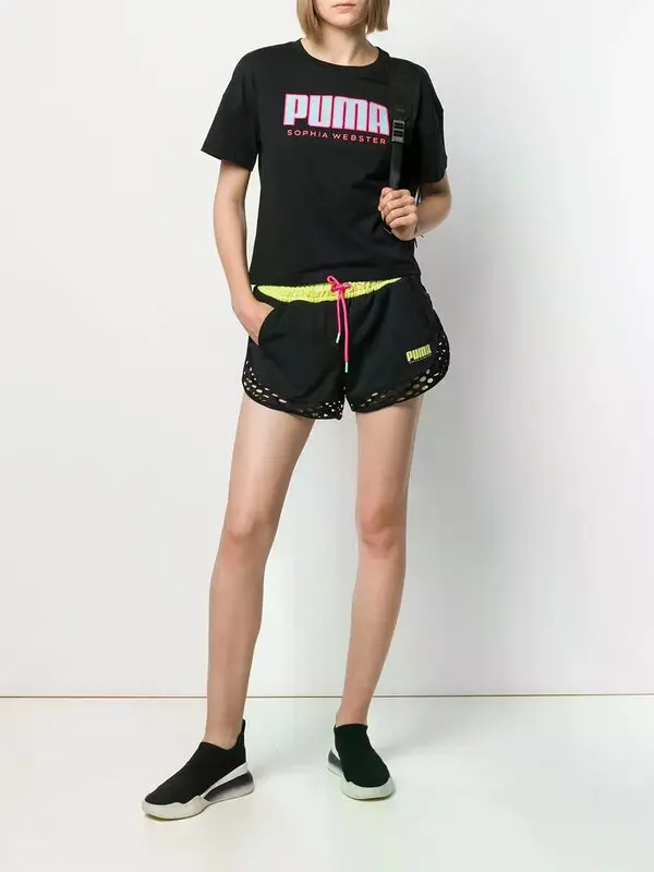 PUMA X SOPHIA WEBSTER Panelled Running Shorts