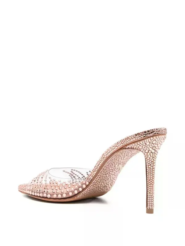 Mach & Mach Embellished Open Toe High Heel Sandals