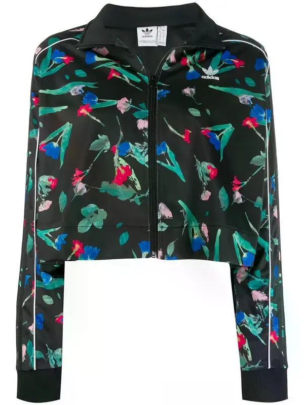 Adidas Bellista Track Jacket With Floral Print